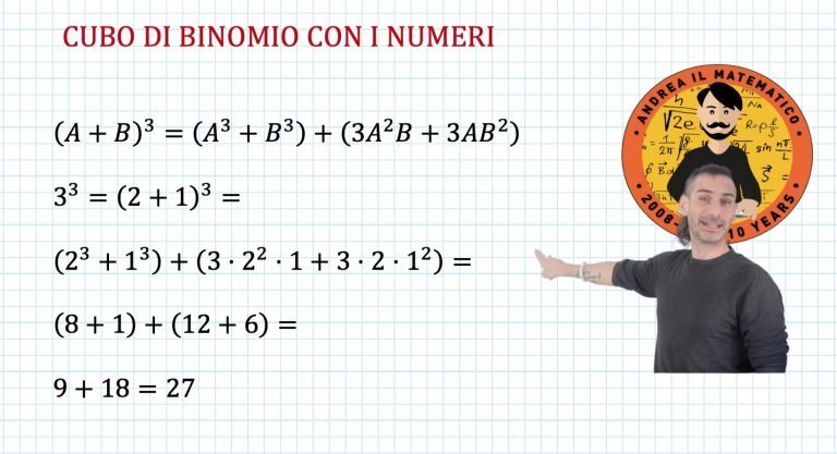 CUBO DI BINOMIO - Andrea il Matematico
