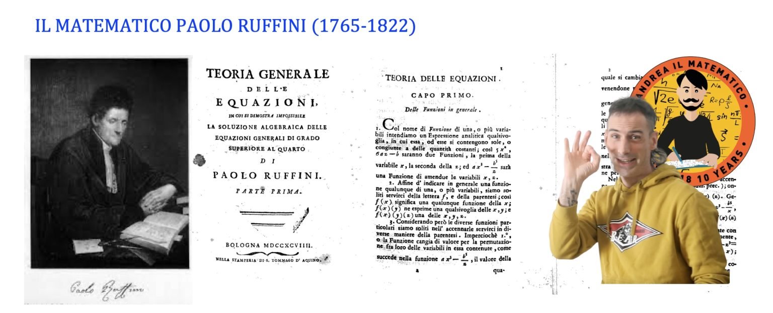 SCOMPOSIZIONE CON RUFFINI - Andrea il Matematico