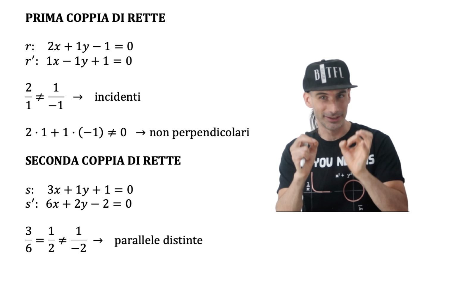 RETTE PARALLELE E PERPENDICOLARI - Andrea il Matematico