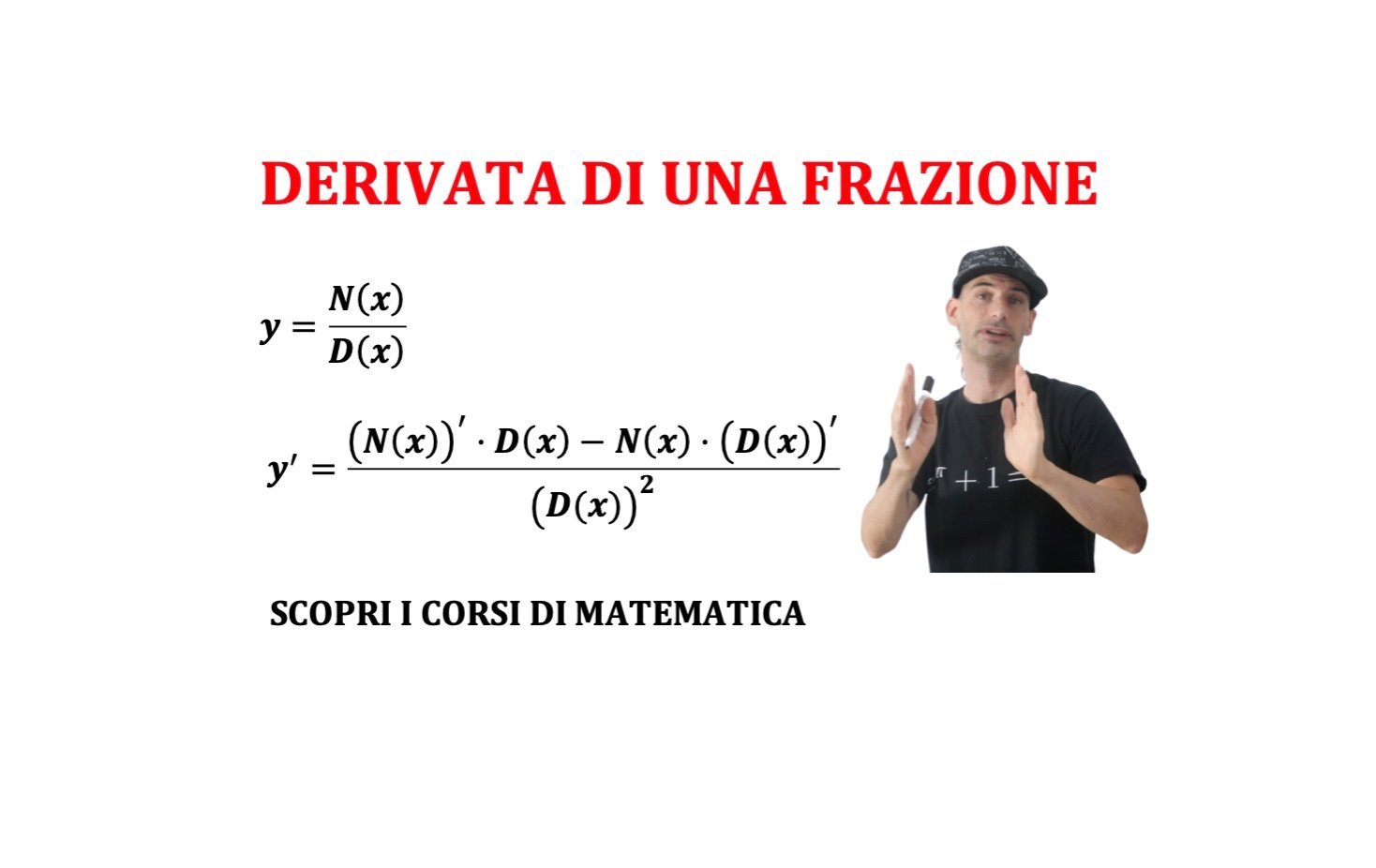 DERIVATA DI UNA FRAZIONE - Andrea il Matematico