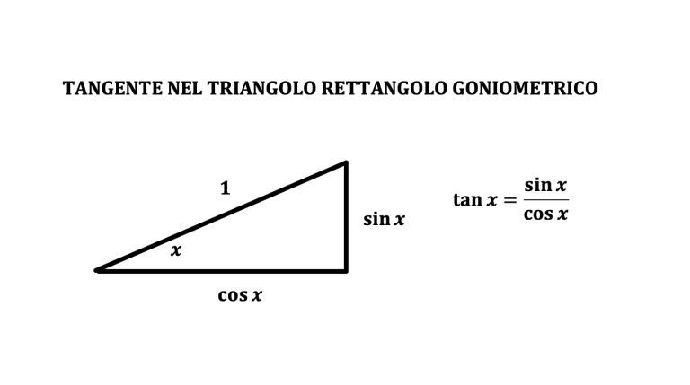 LA FUNZIONE TANGENTE - Andrea il Matematico