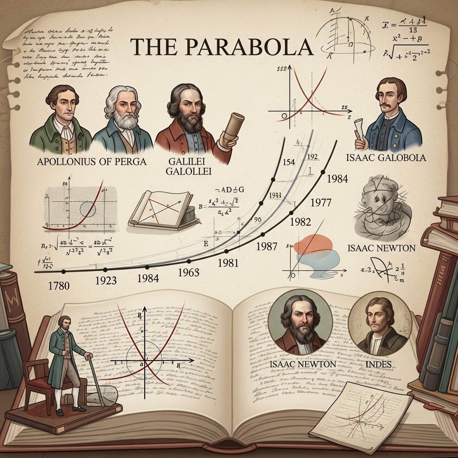 La Storia della Parabola: Dalle Sezioni Coniche al Volo dei Proiettili ...