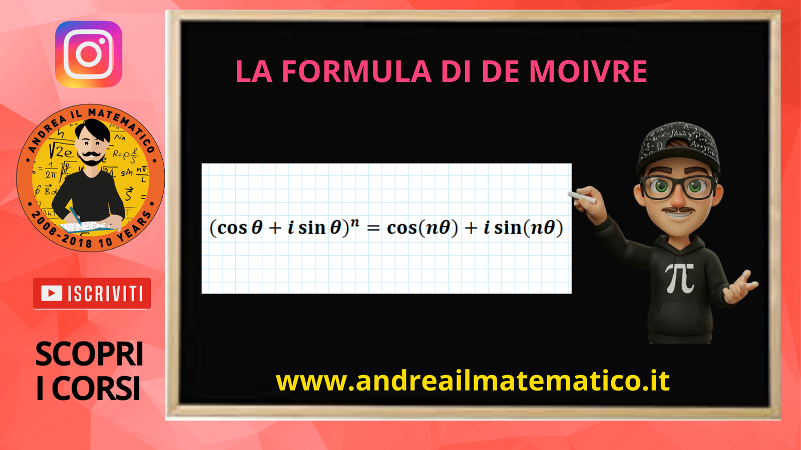 Formula di De Moivre: Intuizione, Dimostrazione per Induzione - Andrea ...