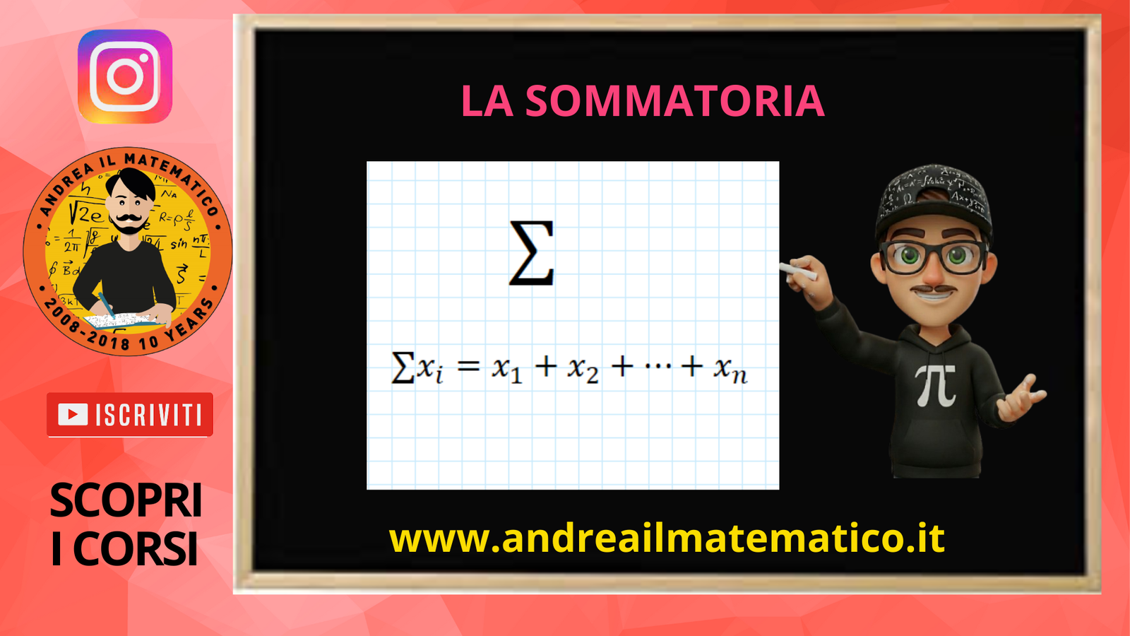 Il Simbolo di Sommatoria: Cos'è, Come si Legge e Proprietà - Andrea il ...
